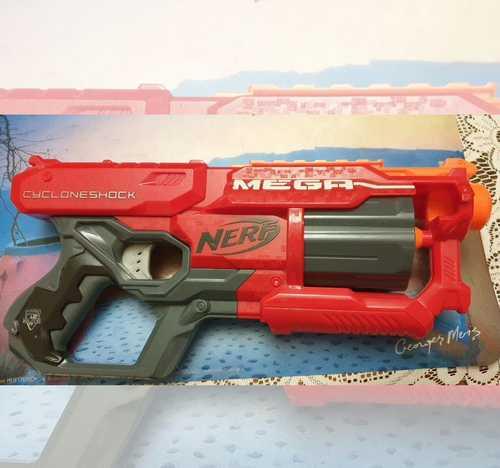 Бластер Nerf Cycloneshock Mega