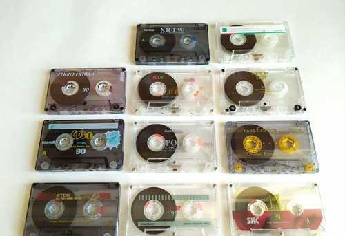 Аудиокассеты TDK D90, SKC90, LG90, BASF90 тип 1