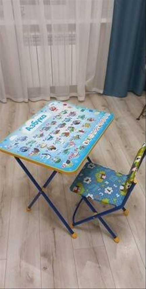 Детский стол со стулом Азбука