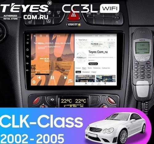 Магнитола Mercedes-Benz CLK 2002-05 2/32 CC3L WiFi