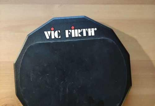 Тренировочный пэд двухсторонний Vic firth pad12D