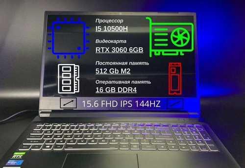 15.6" GIGABYTE G5 KC, 512 ГБ, Core i5-10500H, RAM 16 ГБ, GeForce RTX 3060 6 ГБ