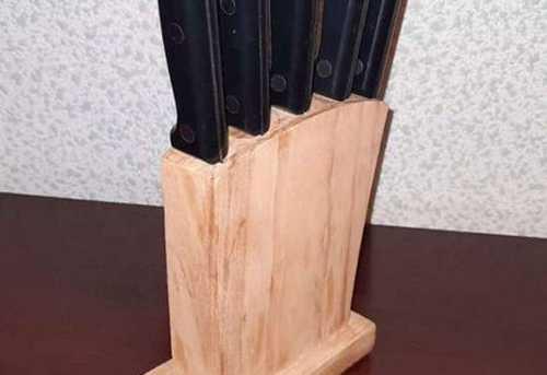 Набор ножей с подставкой для стейков