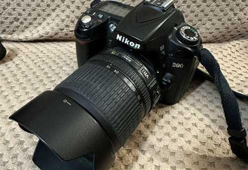 Nikon d90 + 18-105 vr