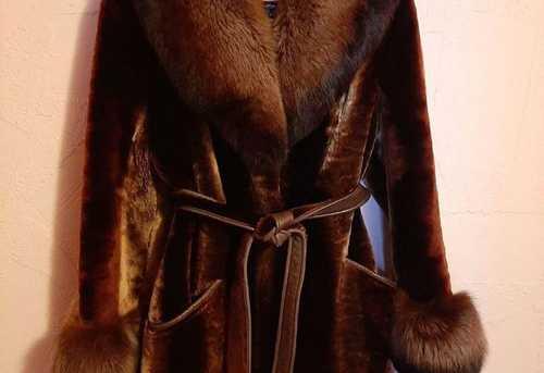 Шуба мутоновая женская 46 48 размер