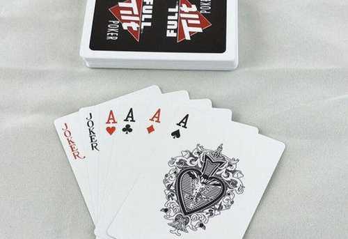 Игральные карты Full tilt poker пластиковые 100%
