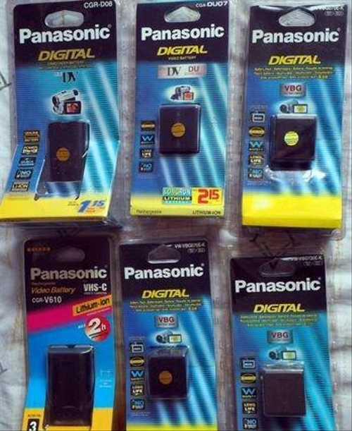 Аккумуляторы для видеокамер Panasonic
