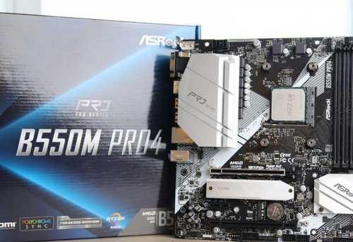 Материнские платы ASRock B550M PRO4