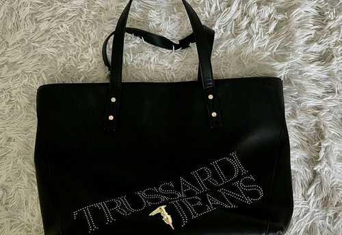 Trussardi сумка черная