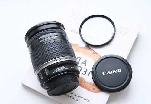 Объектив Canon EF-S 18-200 IS (sn2904) + фильтр