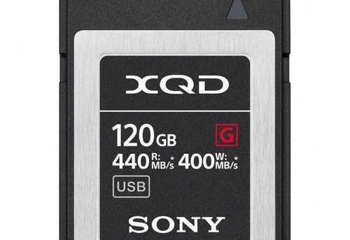 Карта памяти Sony QD-G120F XQD 120 гб, R/W 440/400