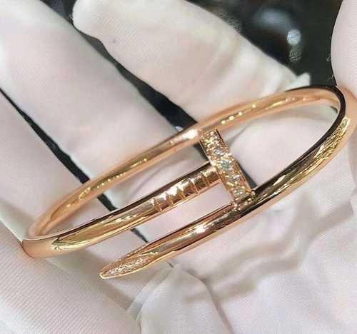 Браслет Cartier Love маленькая модель желтое золото 585 проба 10.397 шт. бриллиант 0.607 карат