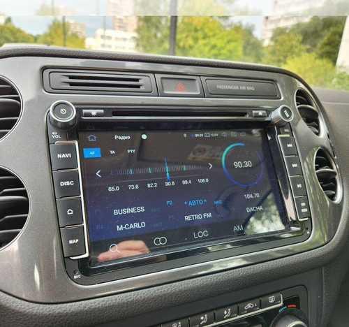 Android магнитола 8” с DSP для Volkswagen