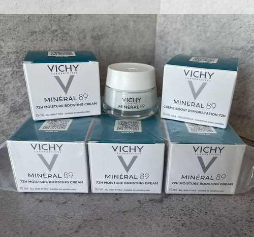 Увлажняющий крем vichy mineral 89 15 мл