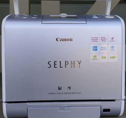 Фотопринтер canon selphy ES1