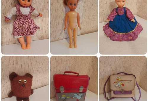 Куклы, школьные портфели СССР