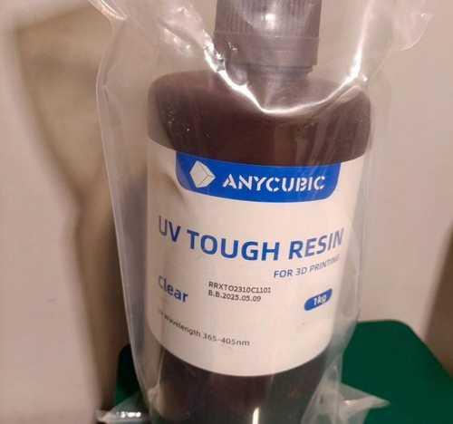 Смола Anycubic UV Tough Resin, прозрачная