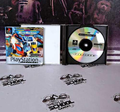 Диск Playstation 1 Micro Machines V3