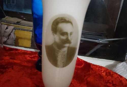 Ваза молочное стекло СССР