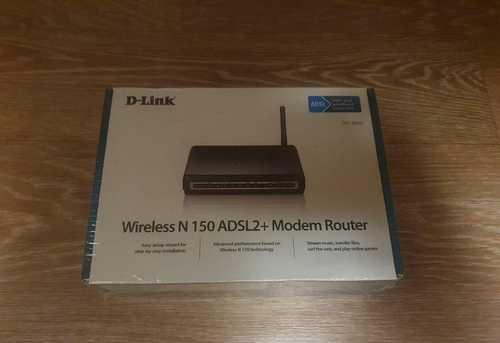 D-link N 150 adsl2+ модем роутер