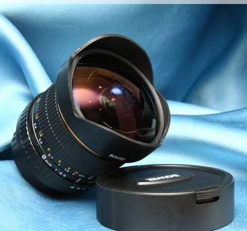 Для Canon EF-S Bower 8mm f/3.5 рыбий глаз фишай