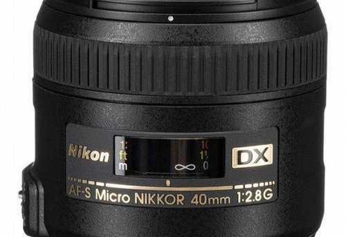 Nikon 40mm f/2.8G AF-S DX Micro Nikkor