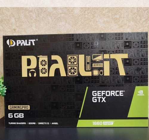 Видеокарта GTX 1660 Super Palit Gaming Pro