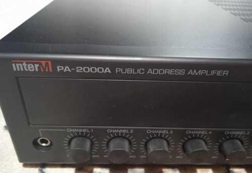 Трансляционный усилитель Inter-M PA-2000A