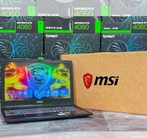 Игровой ноутбук MSI: GTX1660Ti + Core i7 + SSD