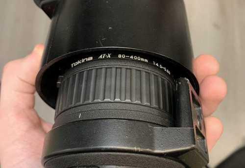 Объектив Tokina AT-X 80-400мм 4.5-5.6f Nikon F