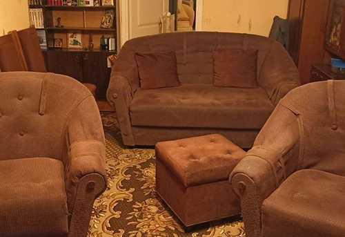 Мебель диван и кресла бу