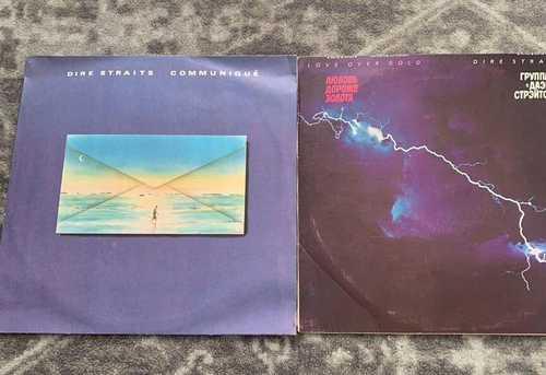 LP Dire Straits Communique Love over gold