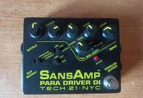 Tech 21 SansAmp para driver DI