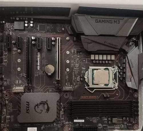 Intel core i5 7600k + MSI z270 gaming m3с