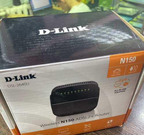 Adsl роутер wi fi D-Link N150 DSL - 2640U