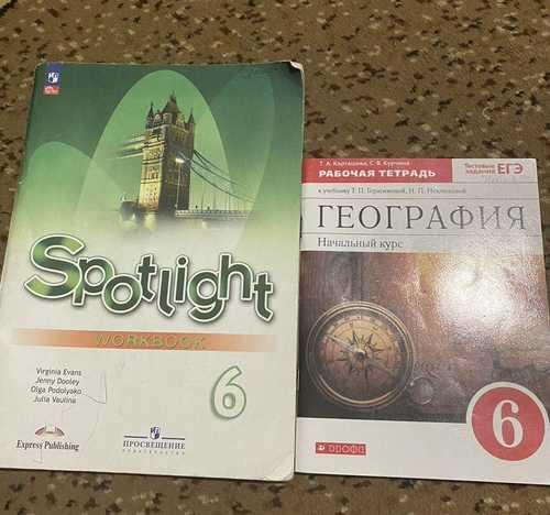 Рабочие тетради 6 класс