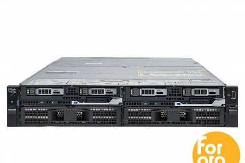 Сервер dell FX2S 2xFC630 4xE5-2699v4 160GB, H730