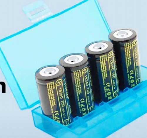 Аккумулятор cr123a 16340 700 mAh 3,7 v -4 шт