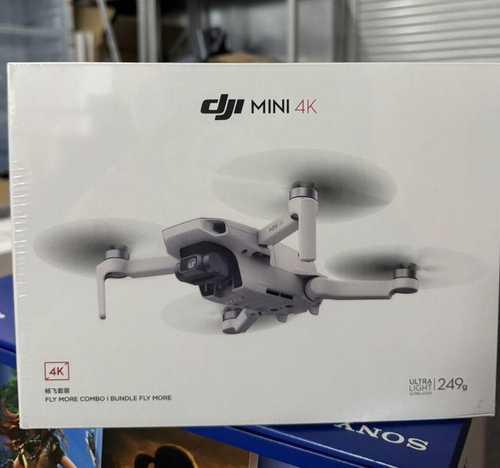 Квадрокоптер DJI mini 4K fly more combo