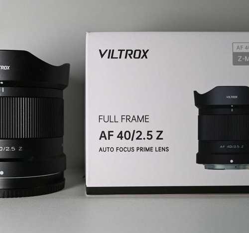 Объектив Viltrox AF 40mm f2.5 Z