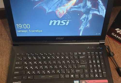 MSI GL62 Core i5-6300HQ Nvidia GTX 950M SSD250