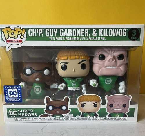 Фигурка Funko Pop - Ch'p, Guy Gardner & Kilowog