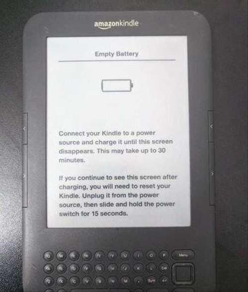 Amazon Kindle 3G WiFi Keyboard