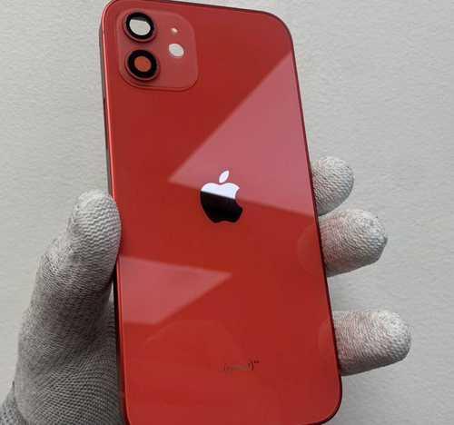 Корпус для iPhone 12 Red CE (HQ)