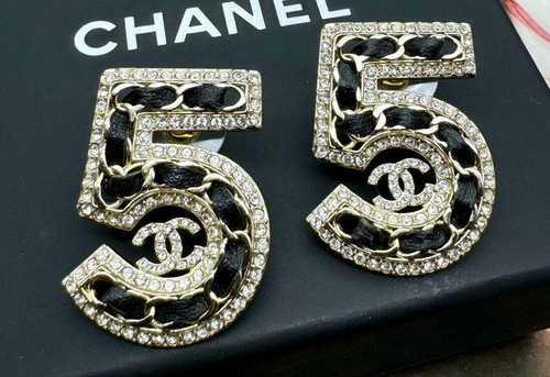 Серьги Chanel premium