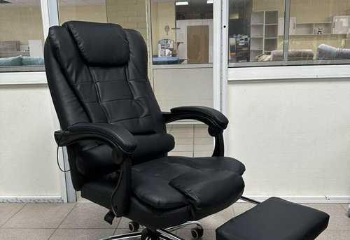 Офисное кресло чёрное