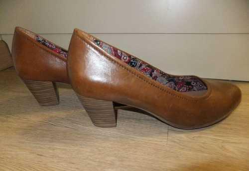 Туфли кожаные Tamaris, 39 размер