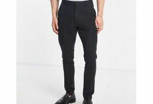 Черные элегантные брюки скинни ASOS design