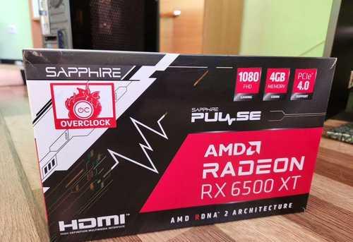 Видеокарта sapphire AMD Radeon RX6500 XT pulse oc