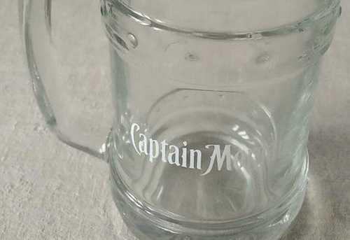Пивная кружка "Капитан Морган", стекло
